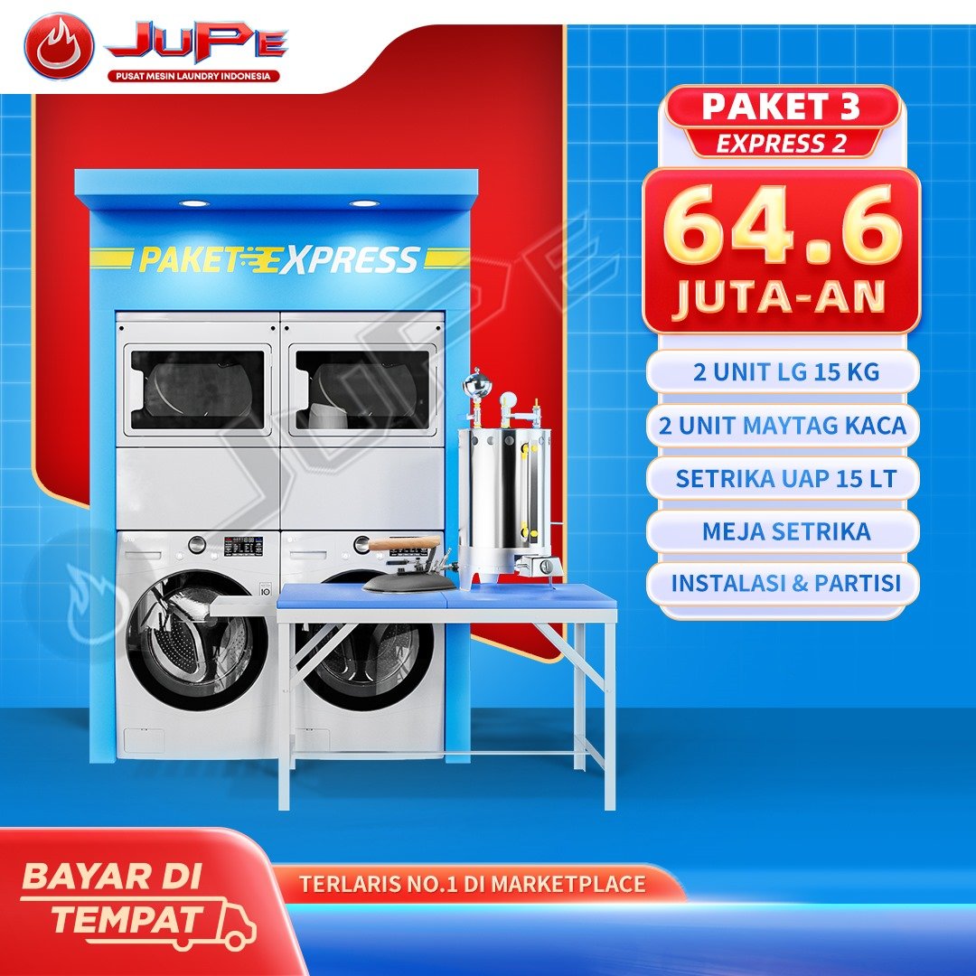Paket Laundry Express - RoboxCoin Pusat Laundry Koin Indonesia