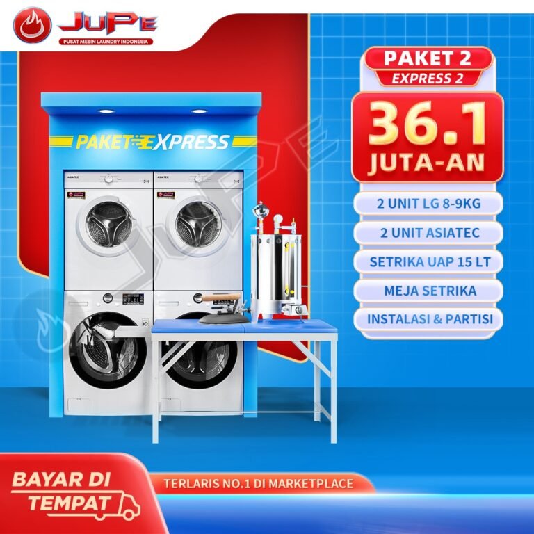 Paket Laundry Express - RoboxCoin Pusat Laundry Koin Indonesia